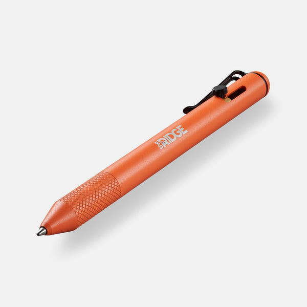 Ridge Bolt Action Pen - Basecamp Orange - Ridge CA