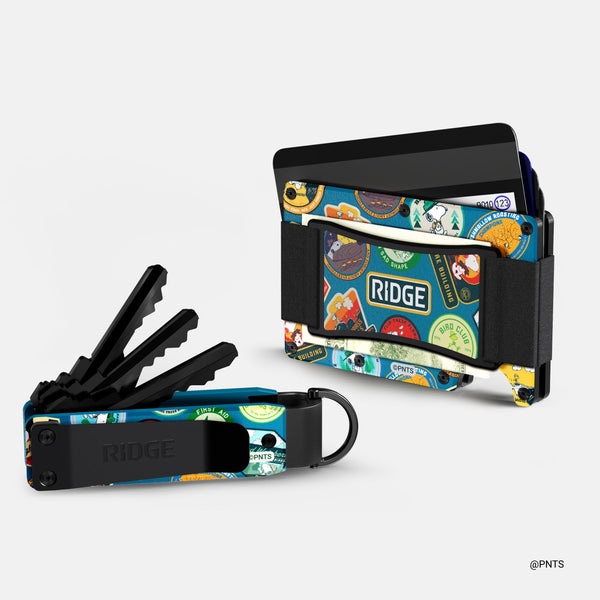 RIDGE x PEANUTS® Wallet + KeyCase Kit | Peanuts - Beagle Scouts - Ridge CA