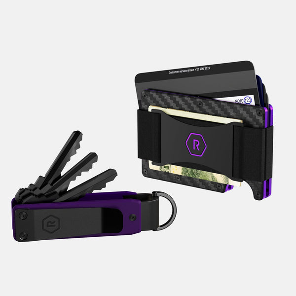 The Ridge: Wallet + Keycase Kit - Alaska Twilight Carbon 006 - Ridge CA