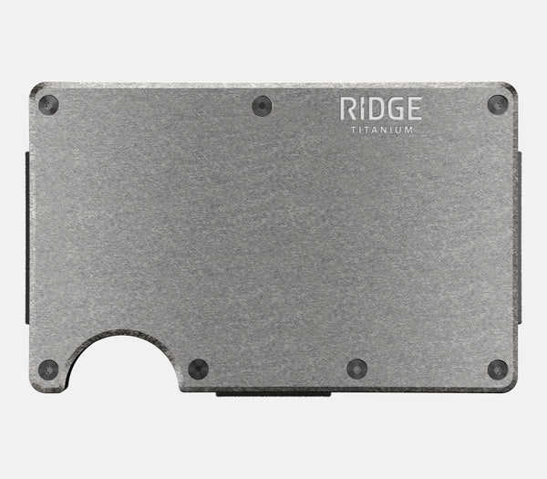 Titanium Stonewash Wallet - Strong & Durable | The Ridge - Ridge CA