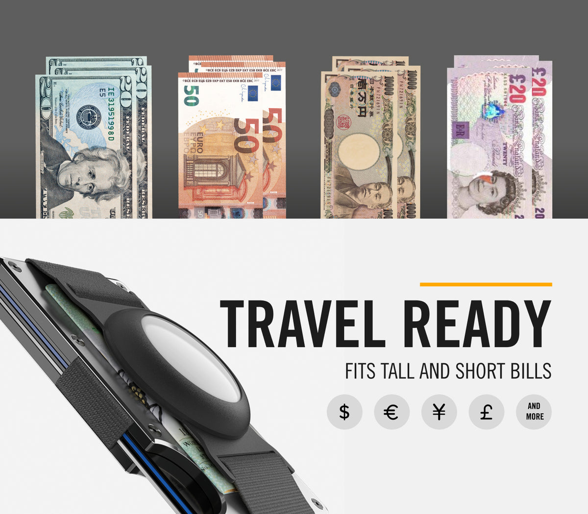 Burnt Titanium Wallet - Sleek & Durable | The Ridge - Ridge CA